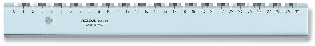 Règle plate transparente graduée 30 cm | Didactis